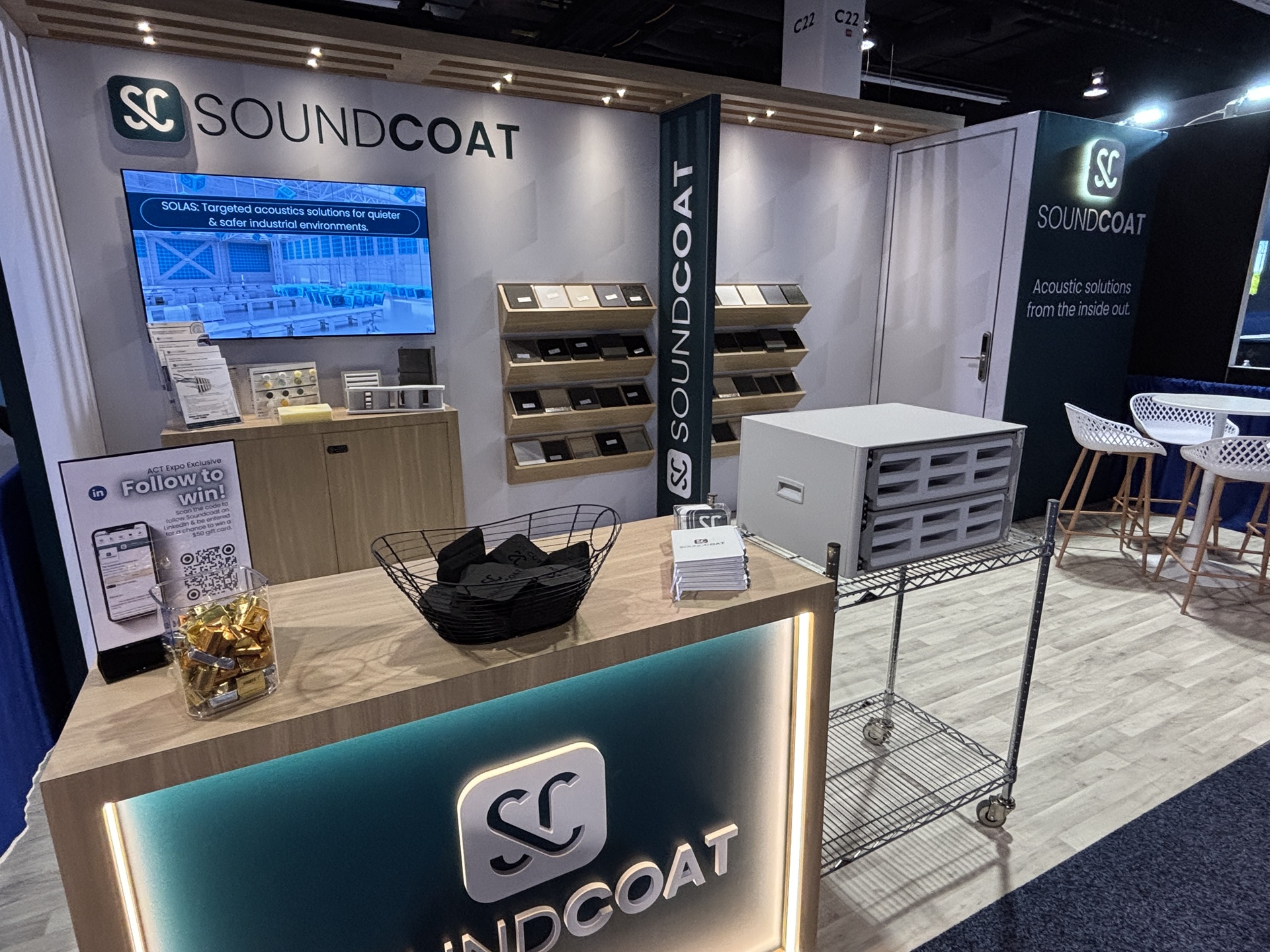 New Soundcoat Trade Show Booth at ACT Expo Provides Opportunity to Launch QuietFlow Acoustic ...